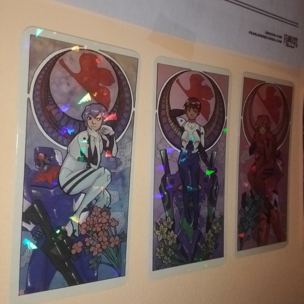 NEON GENESIS EVANGELION - Holographic Bookmark - Etsy