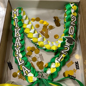 ELEMENTARY MIDDLE SCHOOL Graduation Lei 2024 Grad Gift Class of 2024 38 ...
