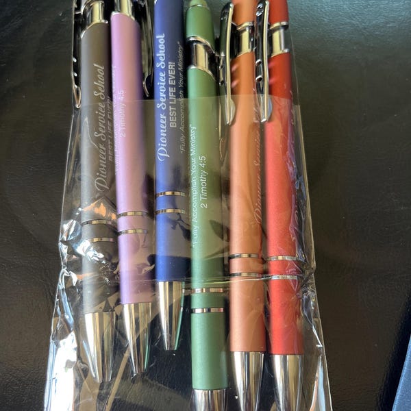 Set of 12 Bright and Cheerful Stylus Pens With Scripture Reminder to ...