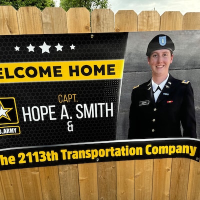 Welcome Home Banner // U.S. Army // Custom Vinyl Banner // Free ...