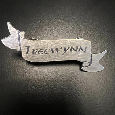 Name Banner Pin Renaissance Faire Ren Fest Renaissance Jewelry Name ...