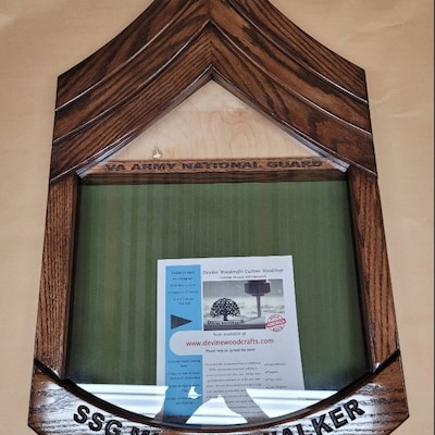 Handcrafted Army Staff Sergeant Army Sergeant First Class Army Master ...