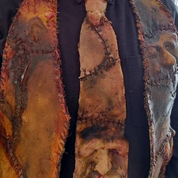 Gein Style Human Skin Lamp Shades Scary Skin Lamps - Etsy