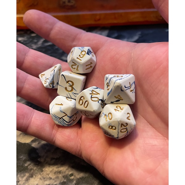 Porcelain Dice Set (made to Order) - Etsy