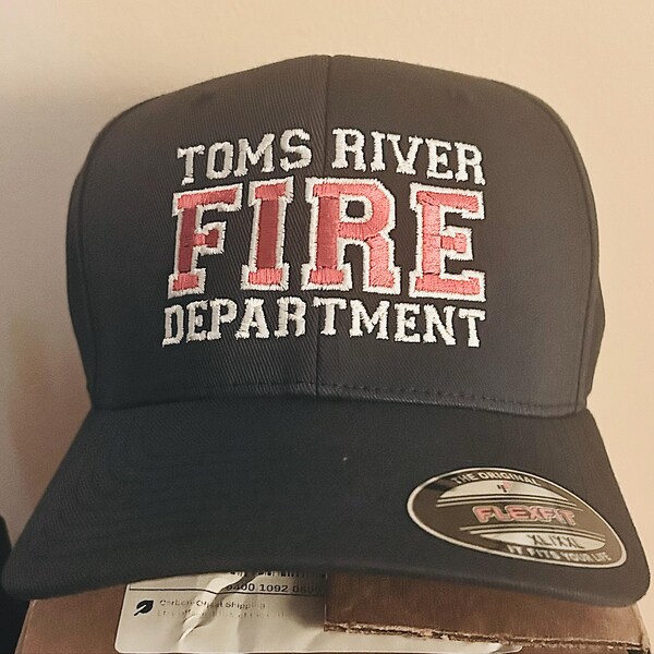 Free Personalization, Custom Fire Department Embroidered Hat, Fire Dept ...