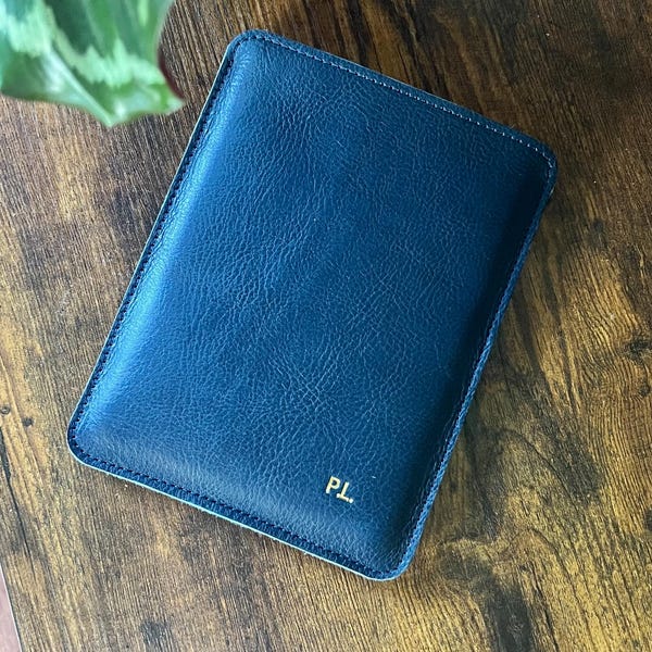 Handmade Leather Supernote A5 X2 Manta Case: Slim Sleeve With LAMY Pen ...