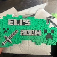 3D Minecraft Door Sign - Etsy