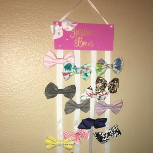 Bow holder hair bow holder hair bow organiser hair accessories | Etsy