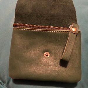 Small Leather Pouch Minimalist Wallet Womens Leather Coin Purse Slim ...