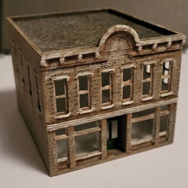 HO - Scale Fast Food Restaurant With Drive Thru 1:87 Commercial ...