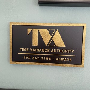 Loki TVA Mini Time Variance Authority Sign - Etsy