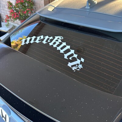 Custom Windshield Decal Insert Your Own Text - Etsy