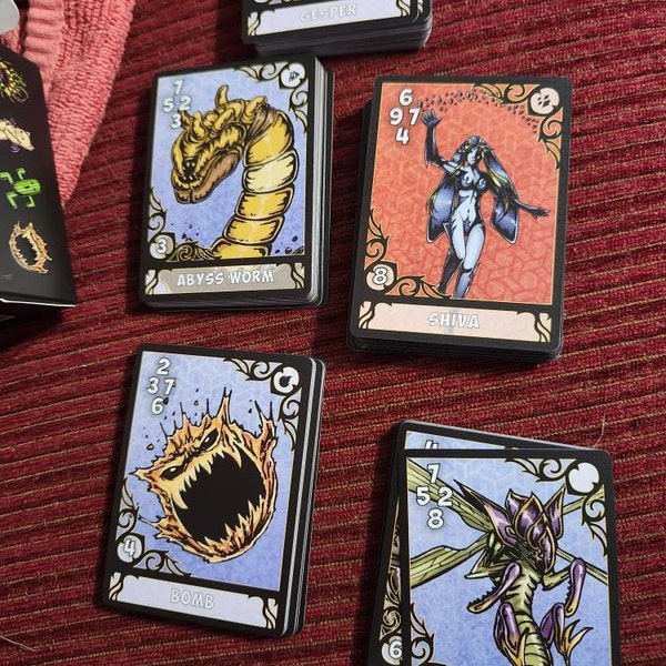 FFVIII Triple Triad Full Card Set - Etsy