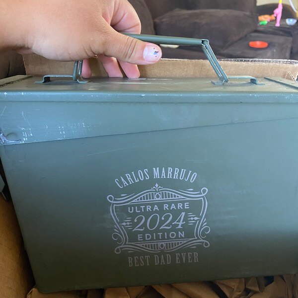 Personalized Ammo Box - Ammo Storage, Custom Ammo Can, Groomsmen Gifts ...