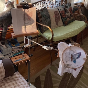 STAINED 14 Octagonal Rug Hooking Lap Frame 14 - Etsy