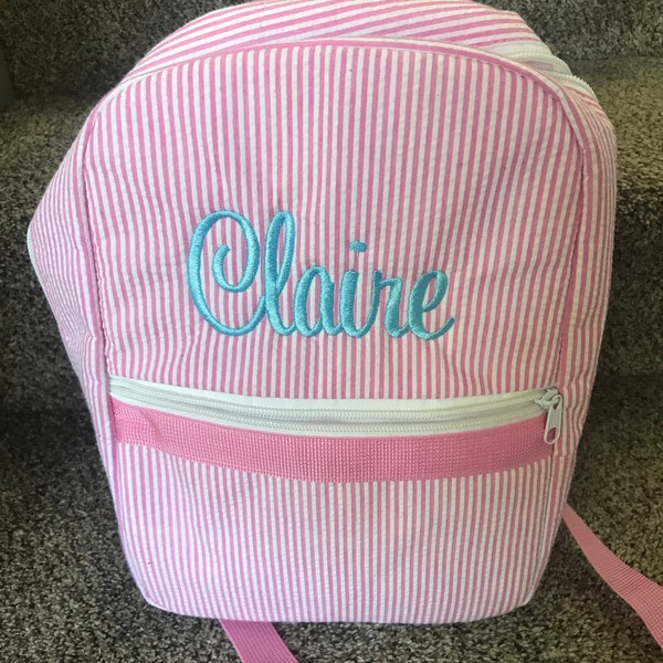 Personalized Children's Backpack or Rucksack Embroidered for Girls Gits ...
