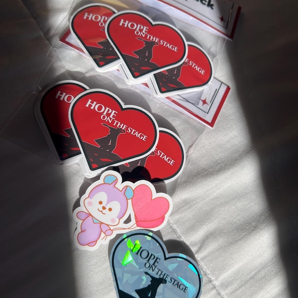 Hobi Concert Freebies, Quality Vinyl Stickers, Kpop Fan Merch (matte ...