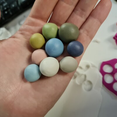 FIMO Beachy Feel 6 Colour Recipe Palette/ Polymer Clay Colour Recipe ...