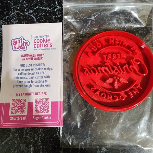 Personalized Cookie Cutter for Christmas, Stamp With Family Name ...