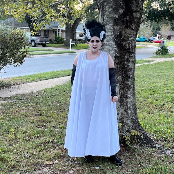 Bride of Frankenstein Costume - Made to Measure - Outerdress and Gloves ...
