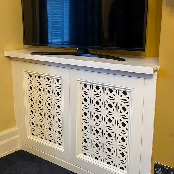 Water Drops Decorative Screen for Radiator Cabinets Laser-cut Panel 2FT ...