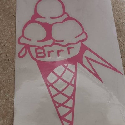 Gucci Mane/ice Cream/vinyl Decal/gucci Mane/ice Cream Tattoo/brrr ...