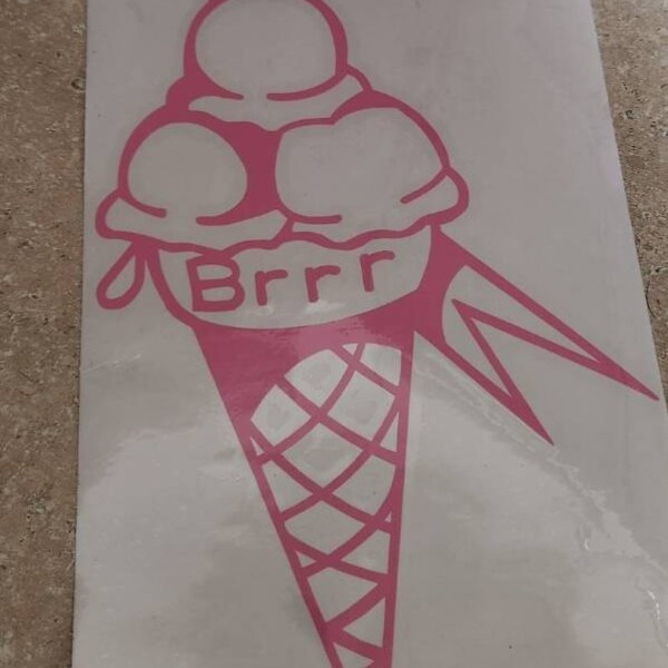 Gucci Mane/ice Cream/vinyl Decal/gucci Mane/ice Cream Tattoo/brrr ...