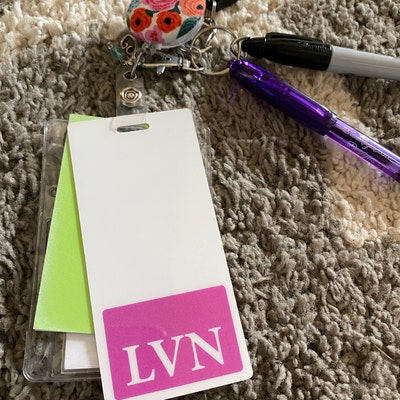 Pink LVN Badge Buddy Free Shipping Green Badge Buddy for Licensed ...