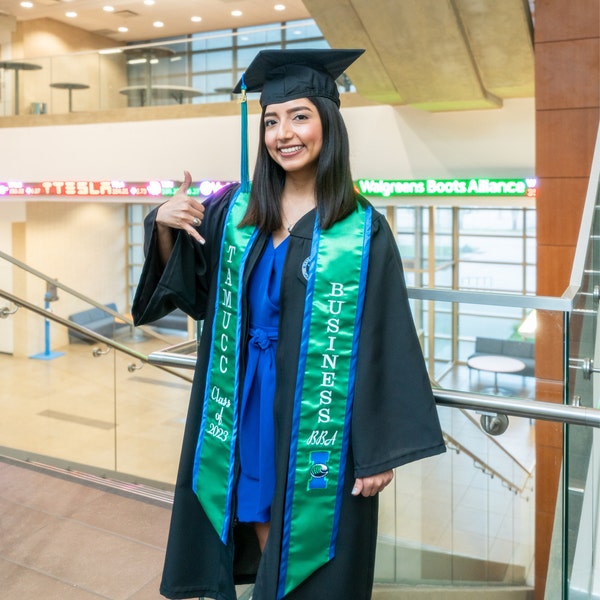TAMUCC 2026 Custom Embroidered Stole - Etsy