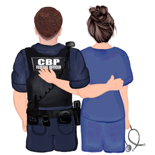 Personalized Police Officer Gifts Nurse Gifts Wall Art Police Prints ...
