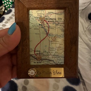 Long Distance Gift Two Maps in One Custom Map Gift Maps in - Etsy