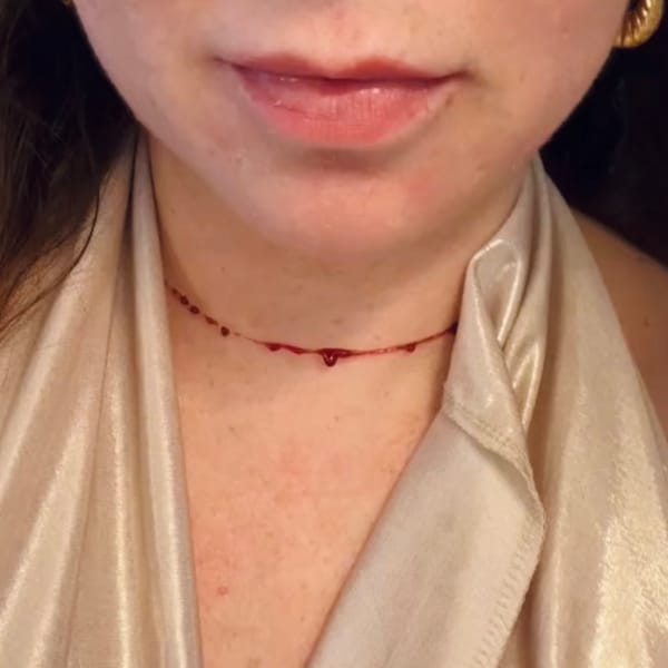 Vampish Blood Choker - Etsy