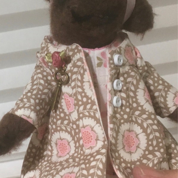 PDF Classic Teddy Bear Dress Pattern, Artist Teddy Bear Clothes Sewing ...