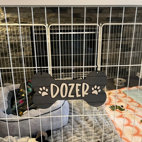 Personalized Wood Crate Sign /personalized Pet Gift / Custom Pet Name ...