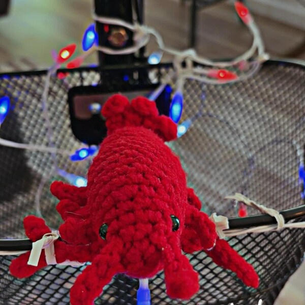 Crawfish Toy; Lobster Crochet; Crawfish Plushies; Crawdad Toy; Stuffed ...