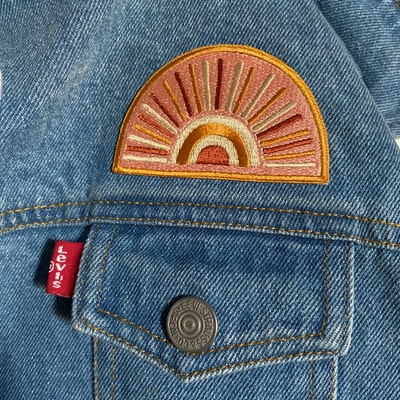 Sunny Sun Iron on Patch - Etsy