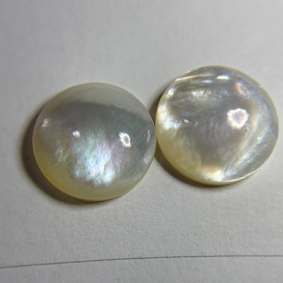 6mm 25mm Flat Natural Onyx Discs / Round Onyx Slices / Loose Black Onyx ...