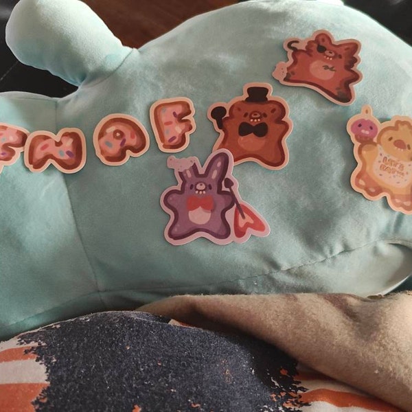 Fnaf Inspired Cookies - Sticker Pack - Chibi Fnaf Stickers - Cute Fnaf ...