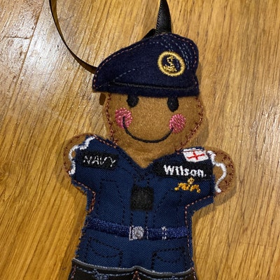 Royal Navy Officer, Military Christmas Ornament, Sailor Gifts Boyfriend ...