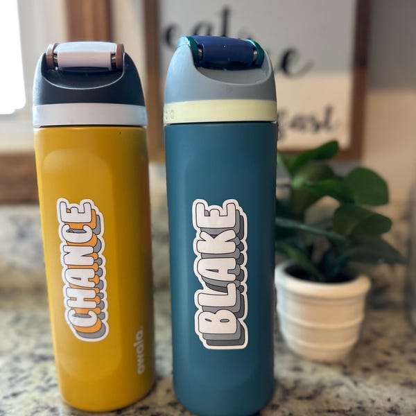 Waterproof Name Decal - Personalized Vinyl Sticker - NAME STICKER ...