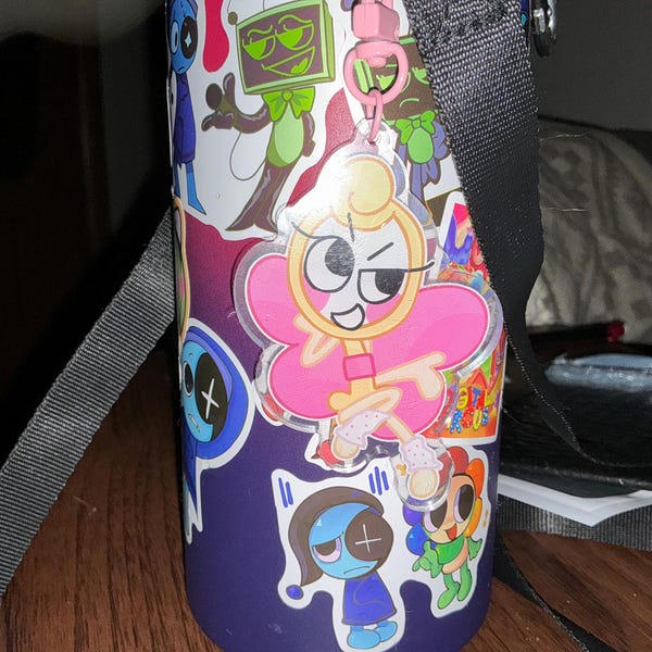 Teardrop BFDI Acrylic Keychain - Etsy