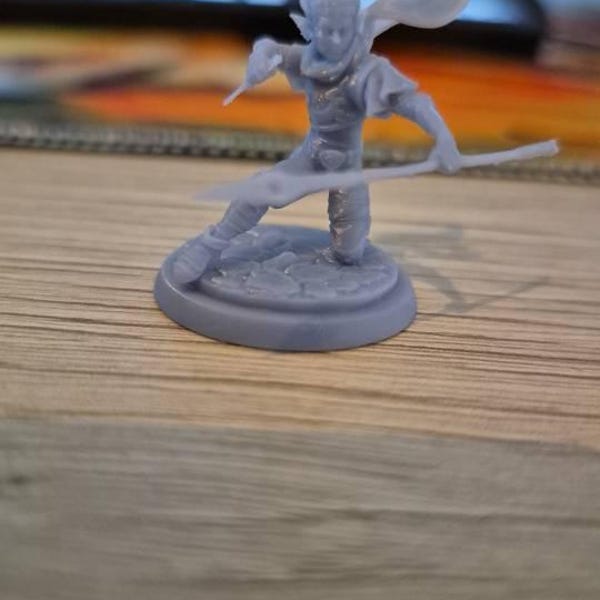 Elven Male Warrior | 3D Printed Miniature | 25mm Grid | Fantasy ...