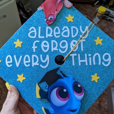 Exit Buddies, Graduation Cap Topper, Dory, 3D Photos, Graduation Topper ...