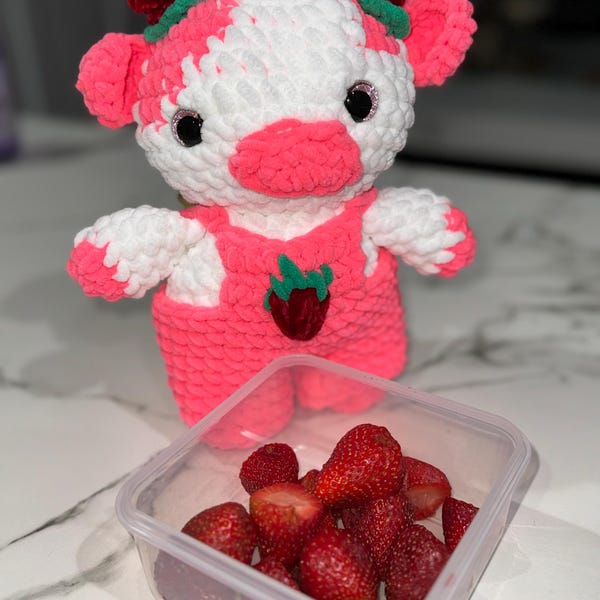 10-in-1 Fruit Cows Crochet Pattern Bundle amigurumi Highland Cow ...