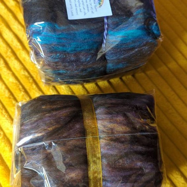 Sweet Roll Mini Batts: Blended Mini Batts for Fiber Artists - Etsy