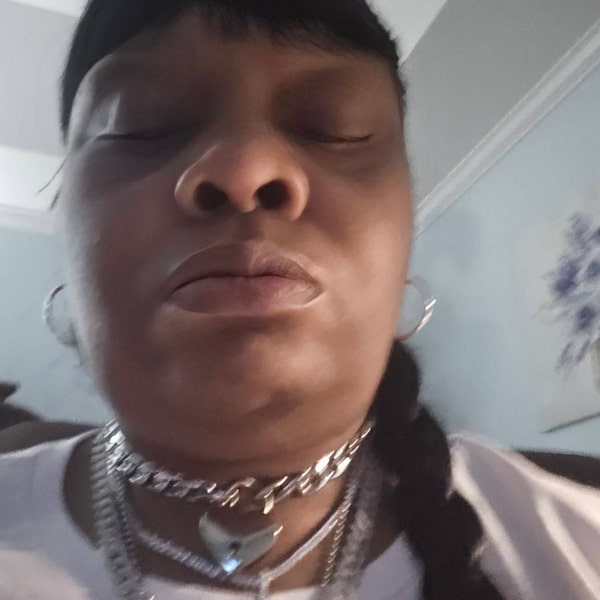 Silver Heavy Chain Necklace, Chunky Silver Chain, Silver Choker ...