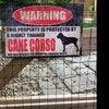 Cane Corso Sign Security Sign No Trespassing Sign Dog Warning - Etsy