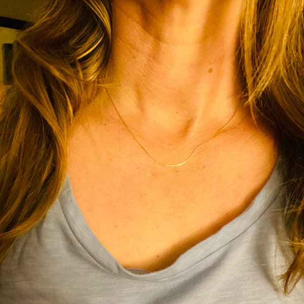 Delicate Chain, Layering Necklace, Simple Chain Necklace, Choker ...