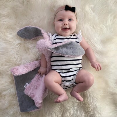 Bunny Lovey Sewing PATTERN Instant Download DIY Baby Lovey - Etsy