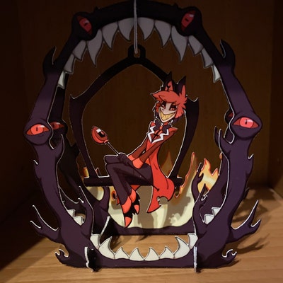 Alastor Hazbin Hotel Paper Craft Standee - Etsy